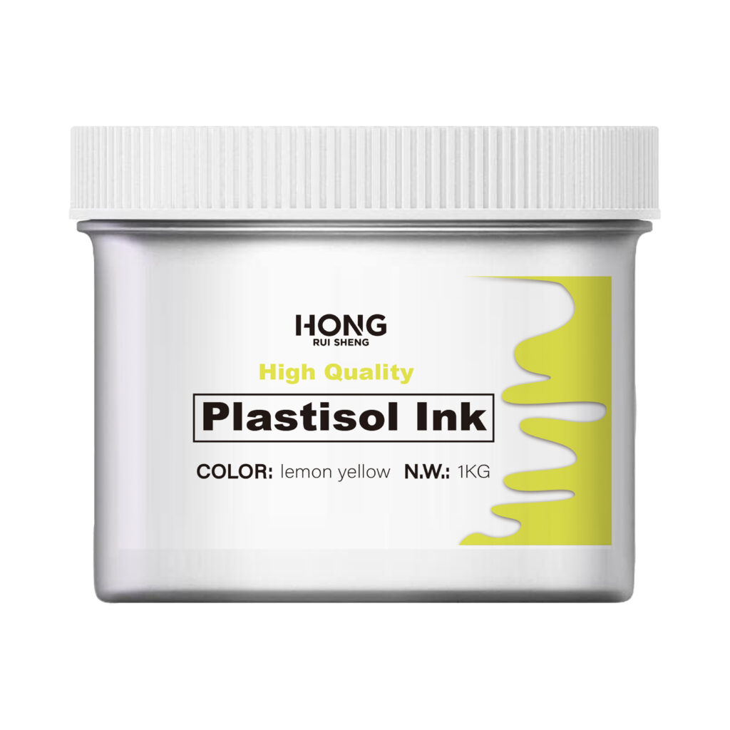 Screen Printing Lemon Yellow Plastisol Ink — HF-1106 - Screen Printing ...