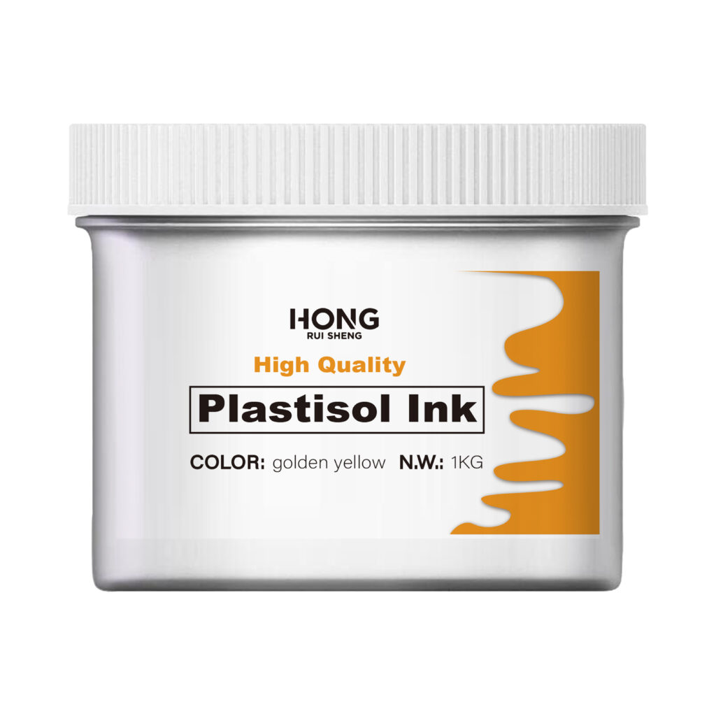 Screen Printing Golden Yellow Plastisol Ink — HF-1109 - Screen Printing ...