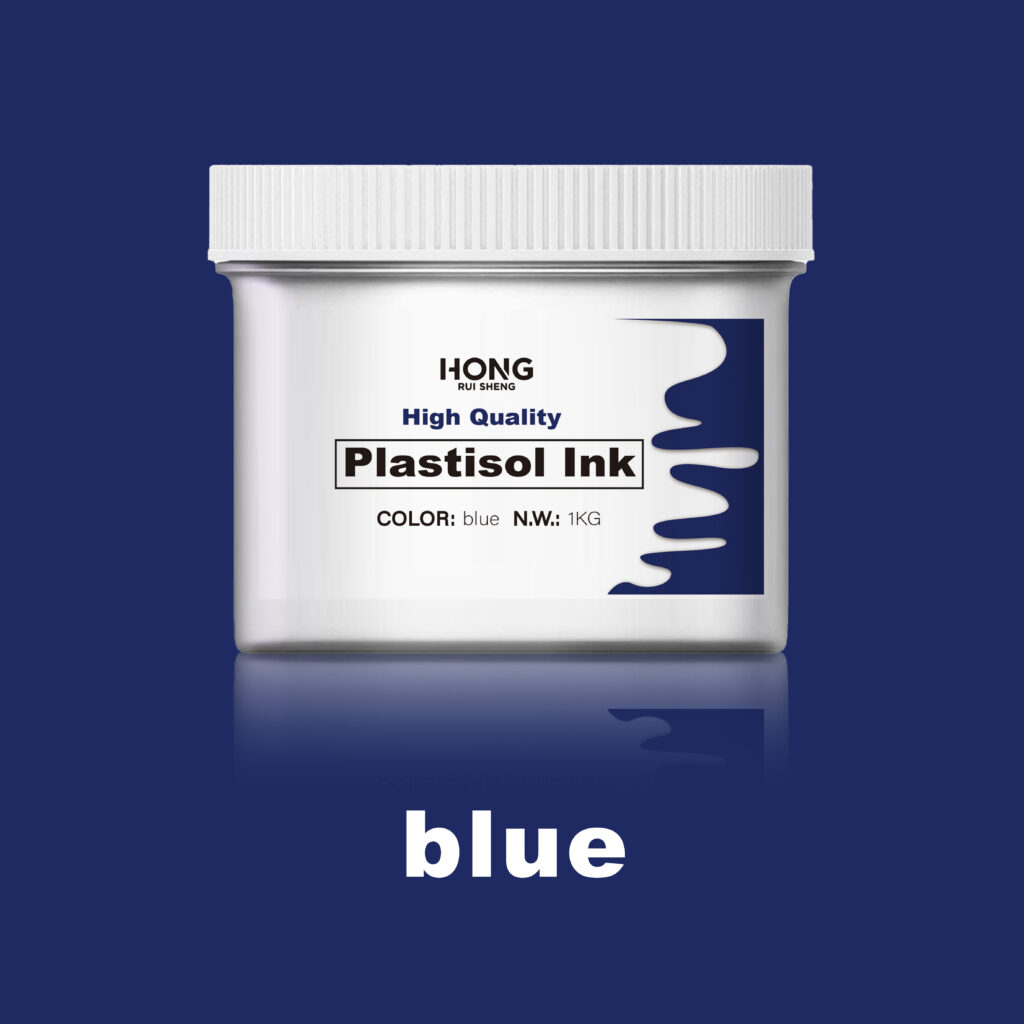Screen Printing Blue Plastisol Ink — CHJT-1402 - Screen Printing ...
