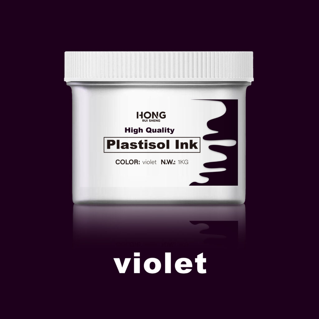 Screen Printing Violet Plastisol Ink — CHJT-1403 - Screen Printing ...