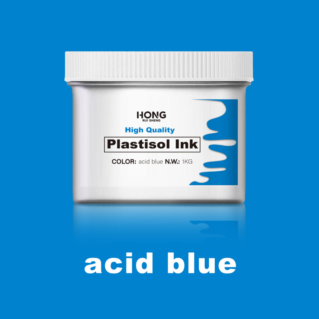 Screen Printing Acid Blue Plastisol Ink — CHJT-14041 - Screen Printing ...