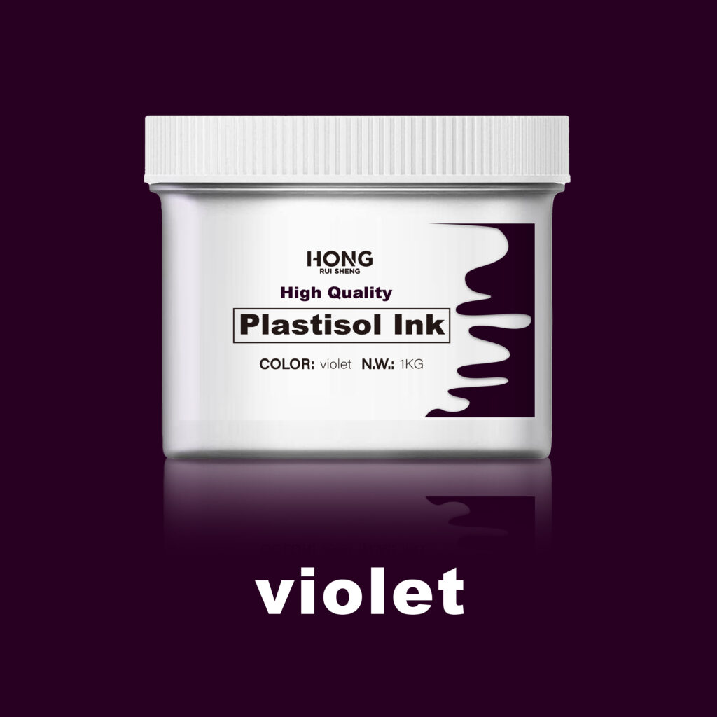 Screen Printing Violet Plastisol Ink — CHJT-1406 - Screen Printing ...