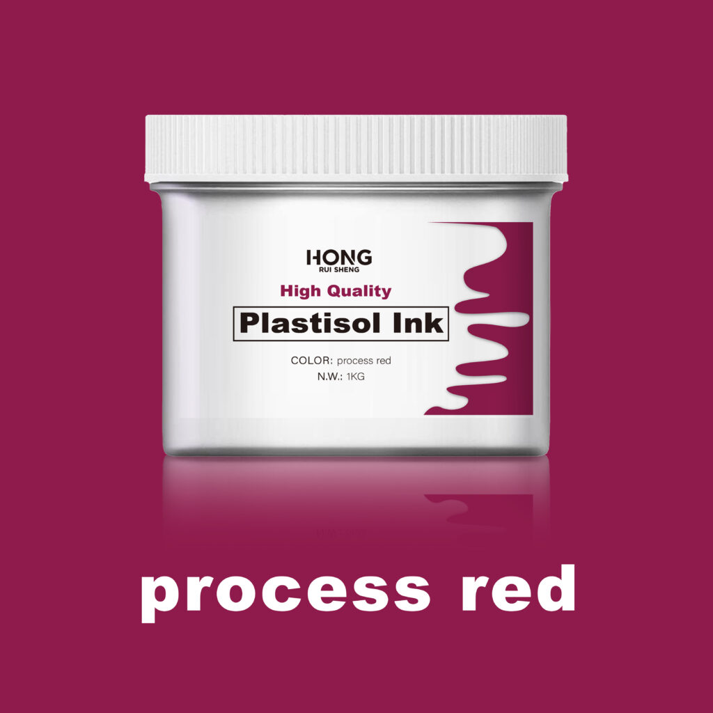 Screen Printing Process Red Plastisol Ink — CHJT-1800R - Screen ...