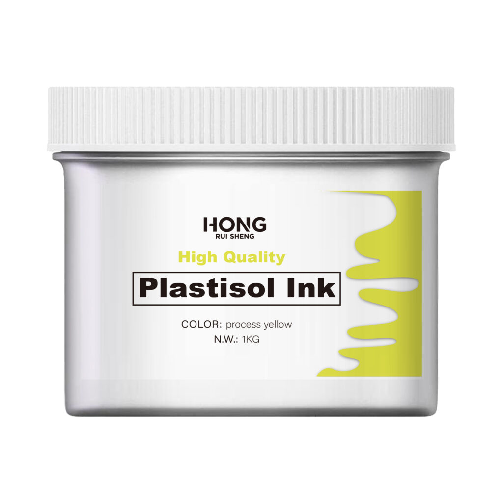 Screen Printing Process Yellow Plastisol Ink — HF-1800Y - Screen ...