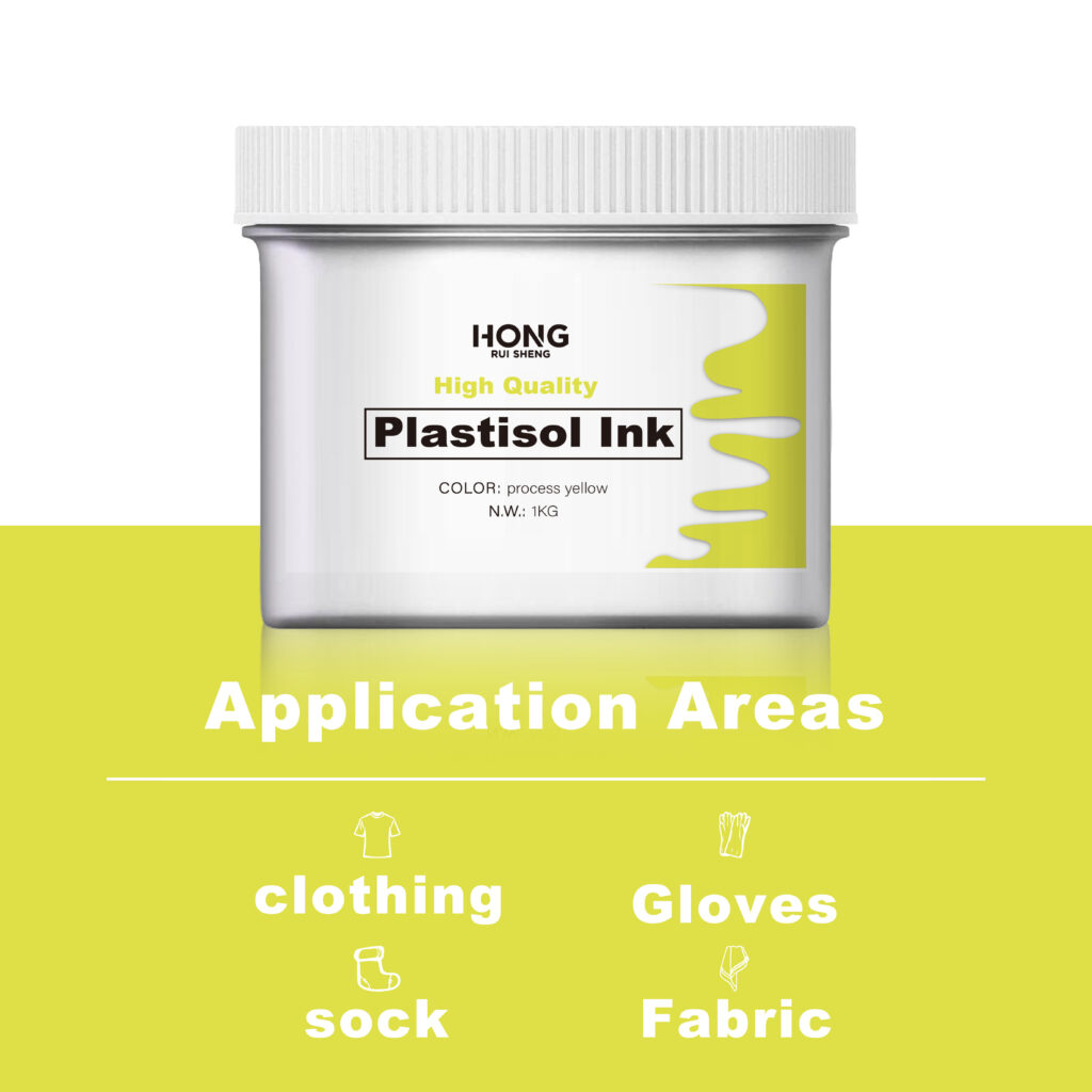 Screen Printing Process Yellow Plastisol Ink — SDLA-1800Y - Screen ...