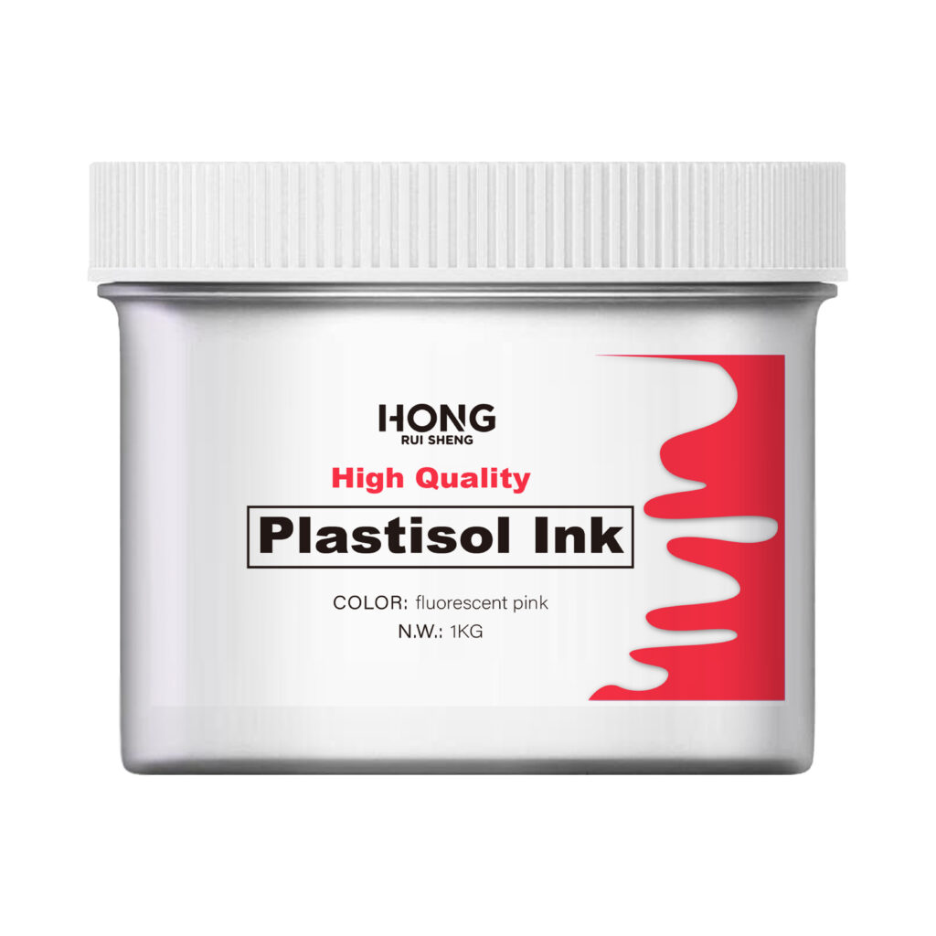 Screen Printing Fluorescent Pink Plastisol Ink — HF-18022 - Screen ...