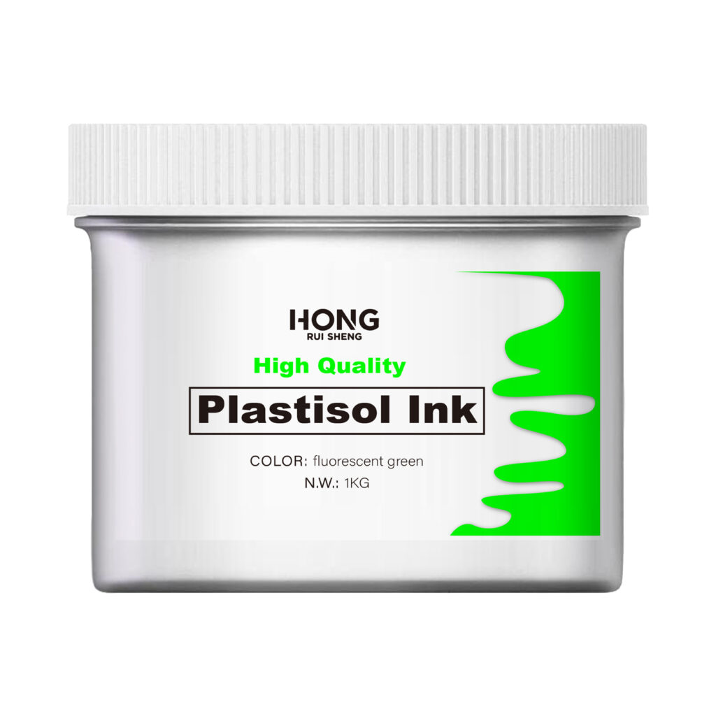 Screen Printing Fluorescent Green Plastisol Ink — HF-1804 - Screen ...