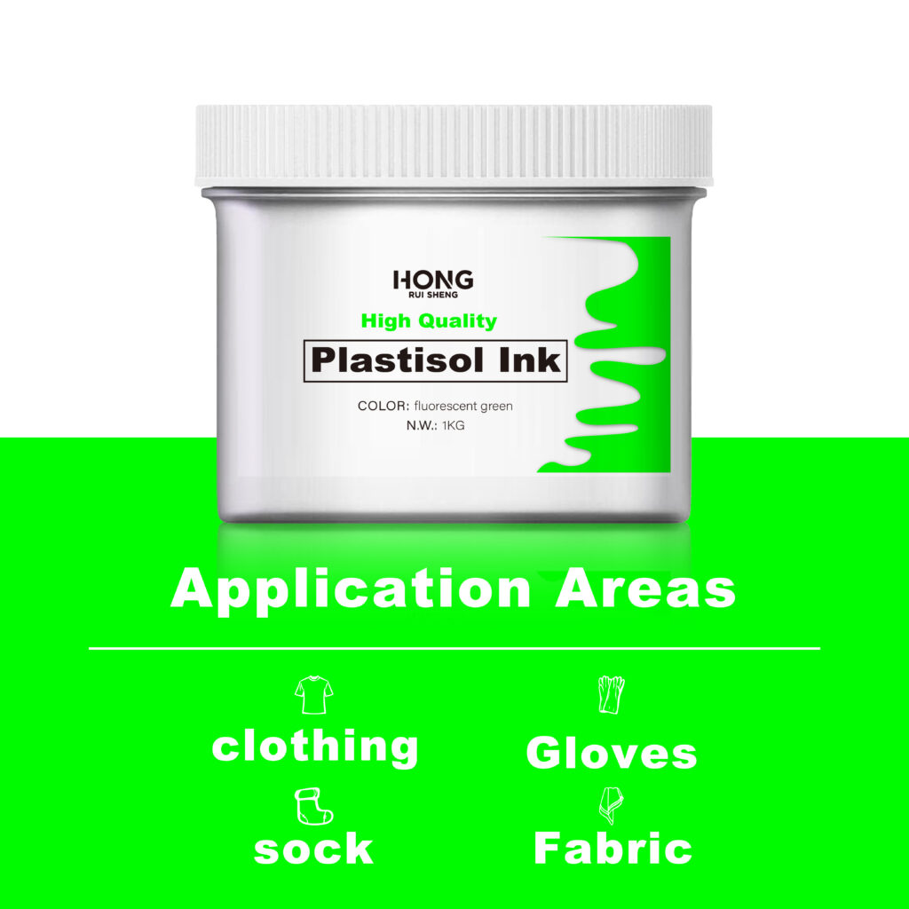 Screen Printing Fluorescent Green Plastisol Ink — SDLA-1804 - Screen ...