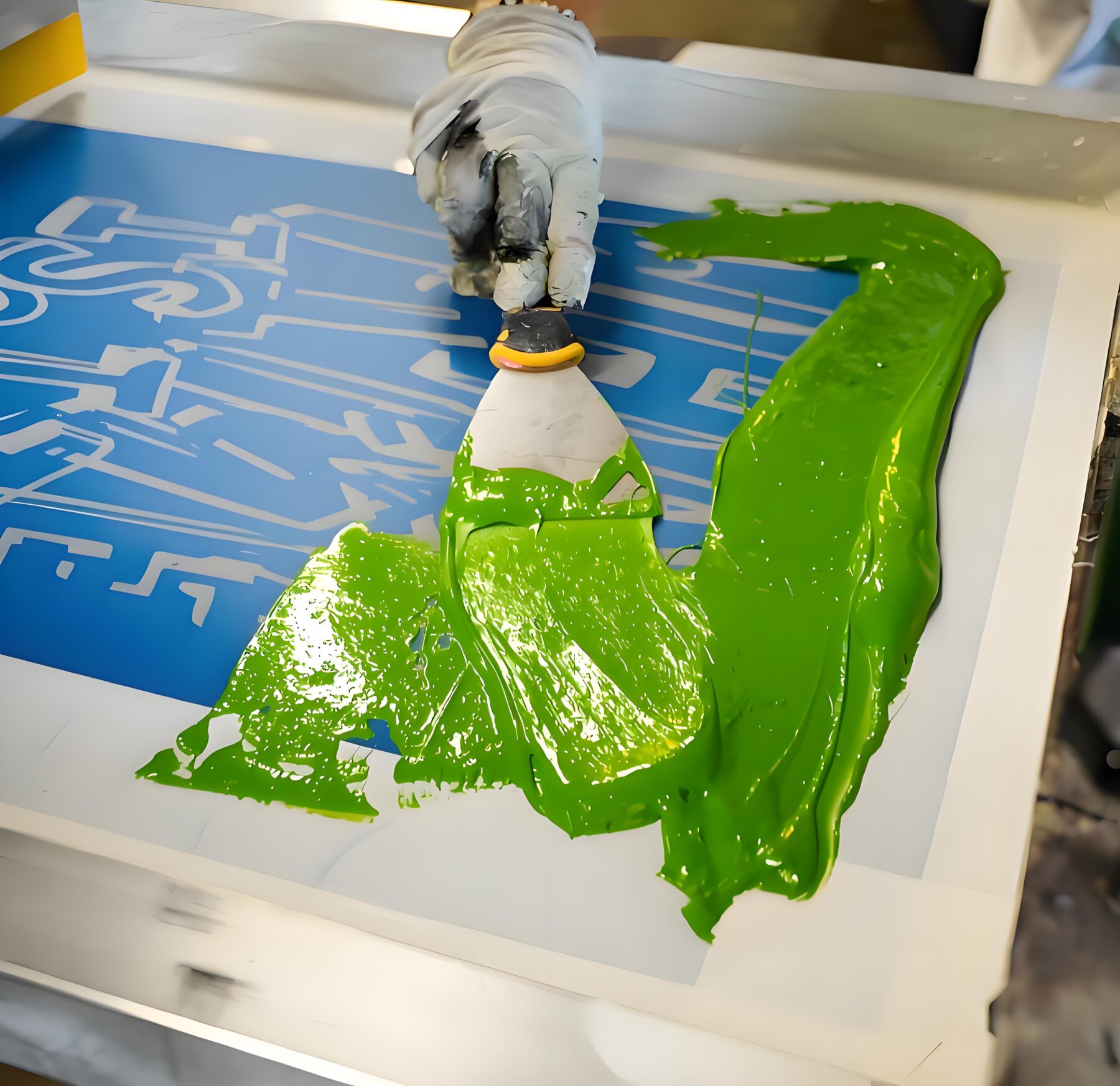 Come ridurre l'inchiostro plastisol