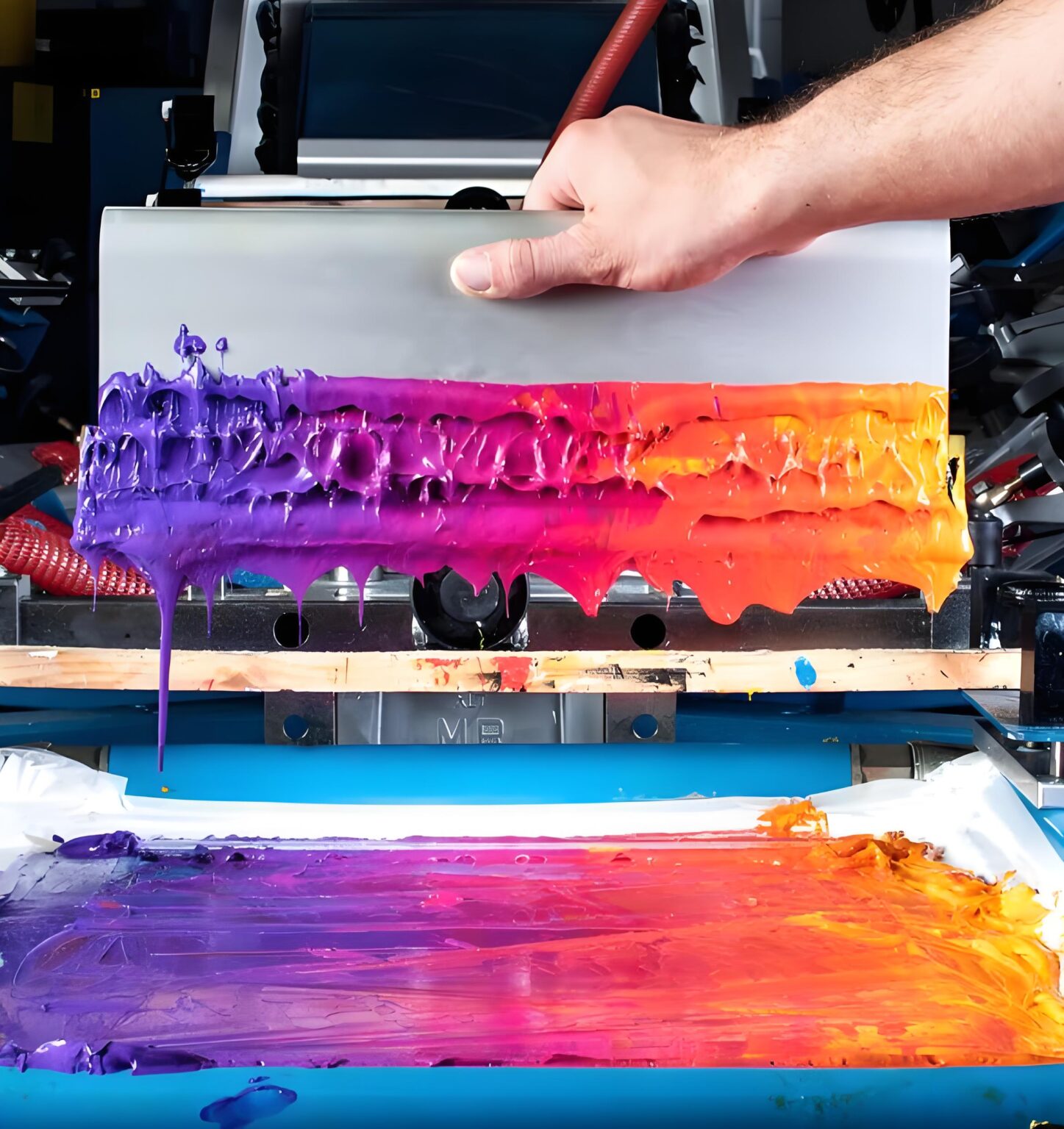 Plastisol and Speedball Screen Printing Ink